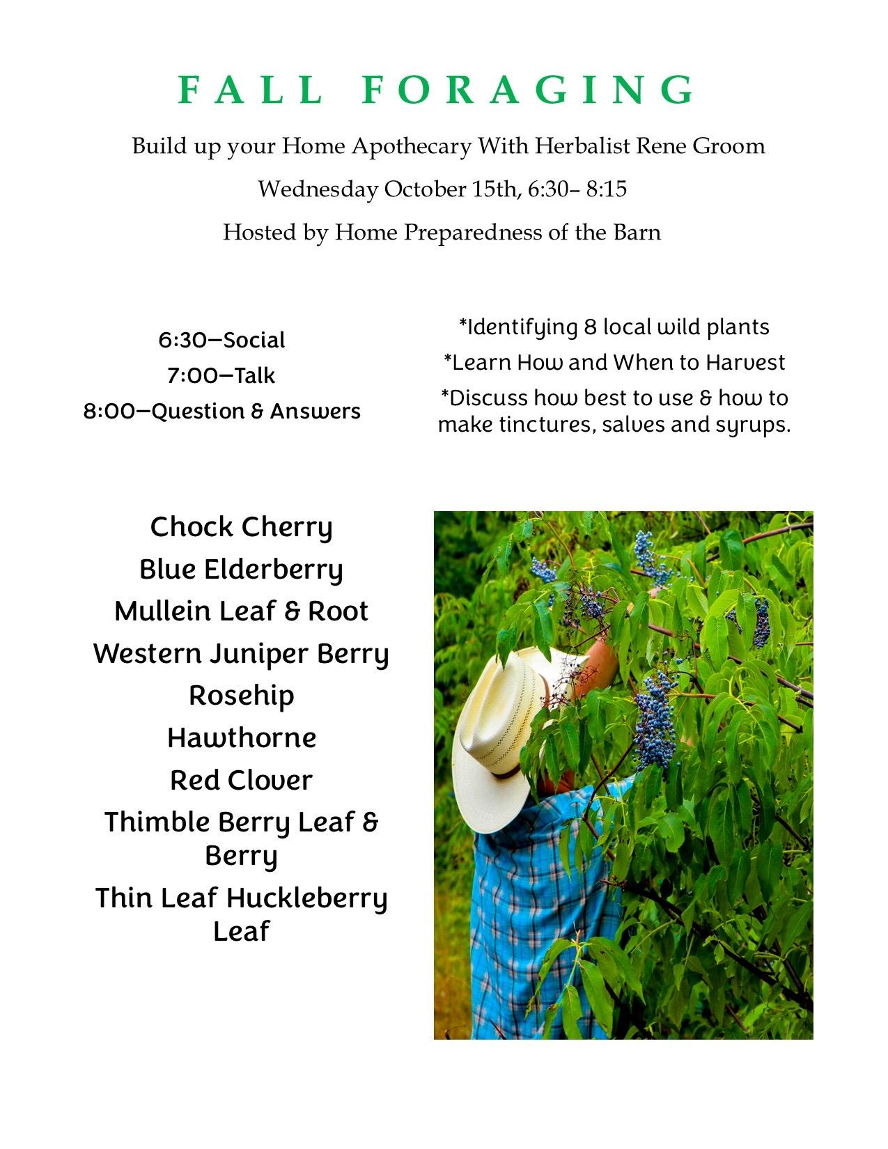 Fall Foraging with Herbalist Rene Groom – Lower Valley Assembly